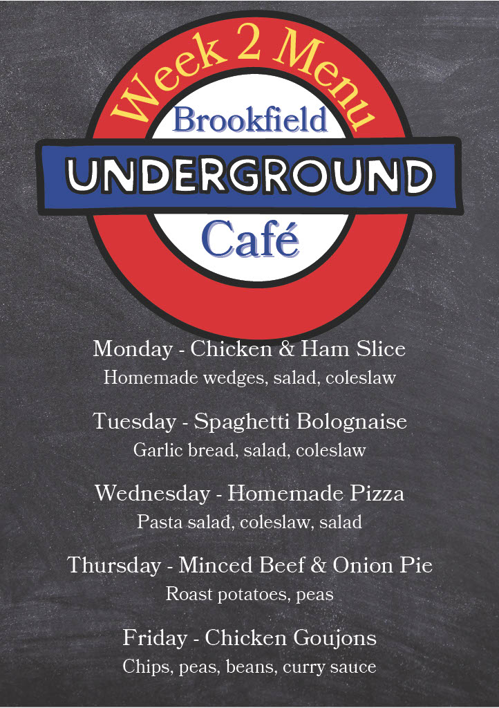 Brookfield Lunch Menu - Options Trent Acres